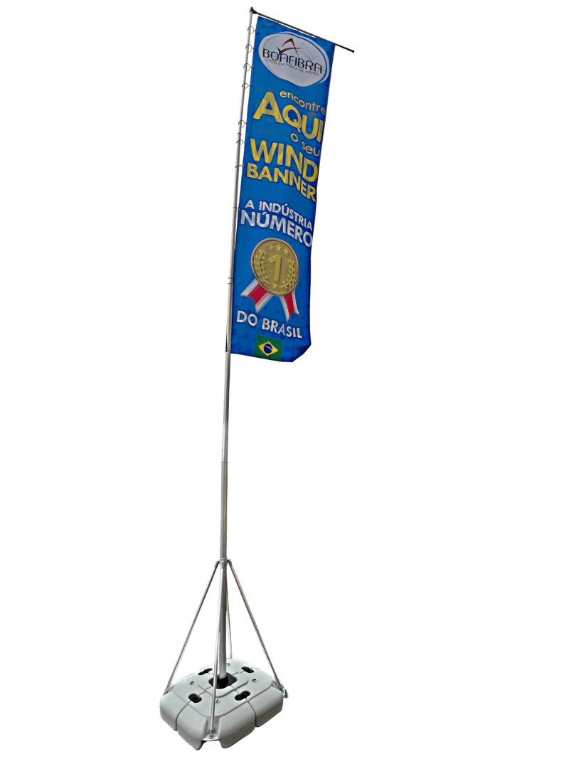 SUPER WIND BANNER 7M | Boa Fibra - Arte em Fibra de Vidro
